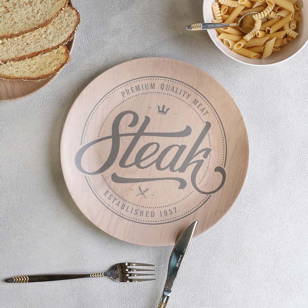 Buy Plate Flat Bamboo/Melamine - Assorted - 177401340 Online | Danube ...