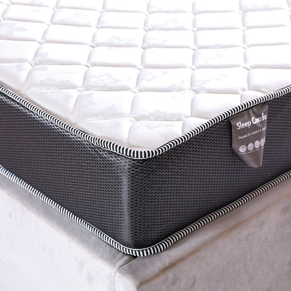 Buy iSleep Bonnel Spring Mattress with 1 Pillow Free 90 x 190 x 22cm ...