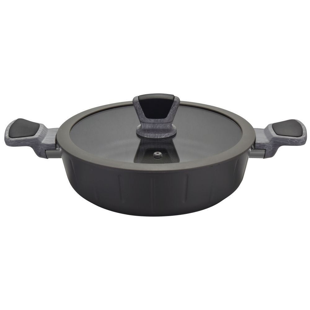 Buy Stella Shallow Pan With Lid 28X8 Cm Online | Danube Home UAE