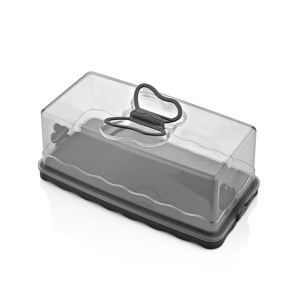 Qlux Baton Cake Dome - Anthracite Grey 33.5X17X12.5 cm