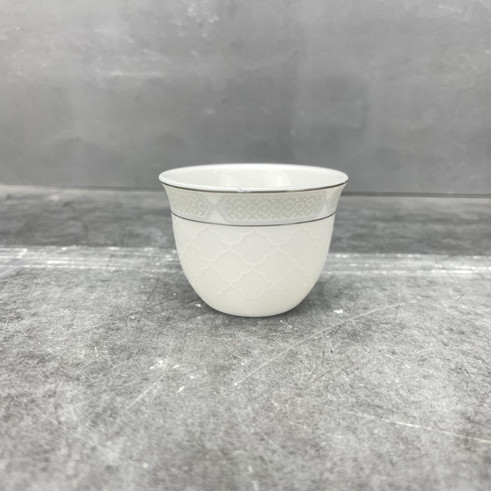 Buy Arabia Cool Grey -6 Piece Cawa Cup Set 60Ml - Serve 6 Online | Danube Home UAE