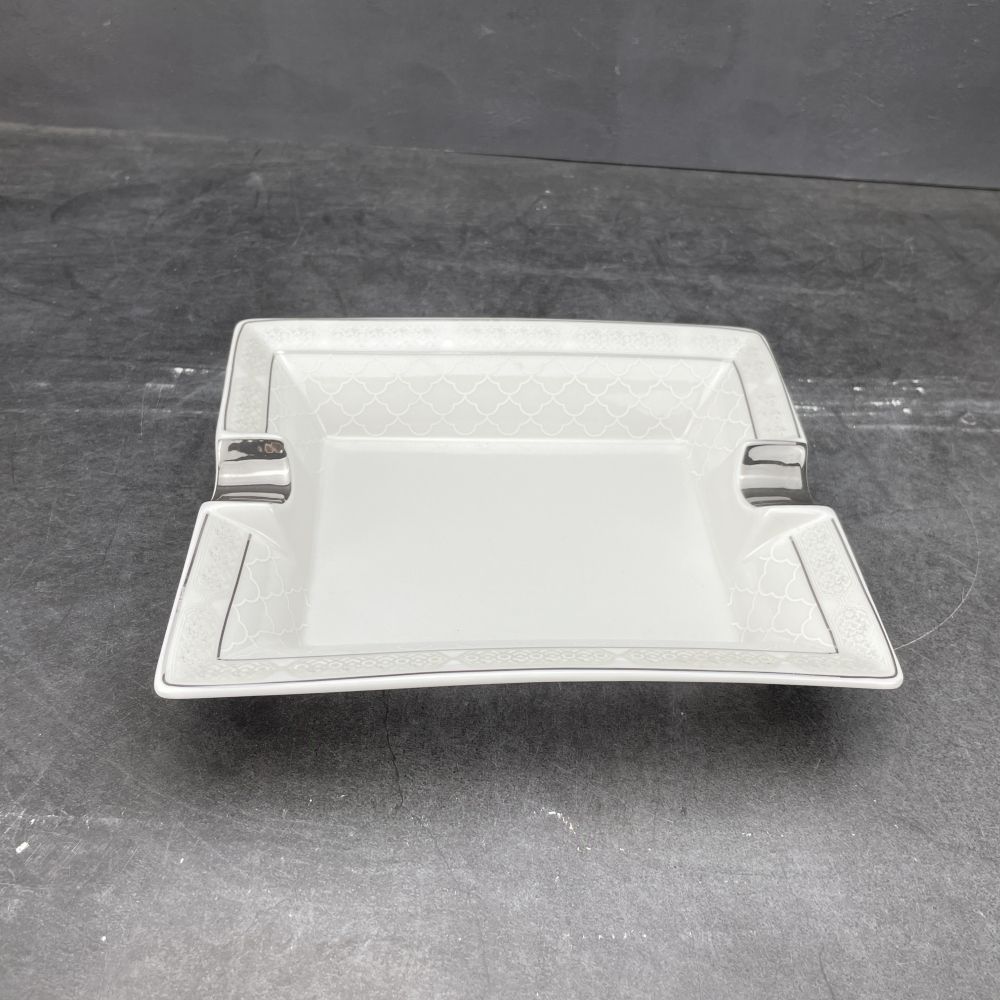Buy Arabia Cool Grey -Ashtray 19.5X16.5Cm Online | Danube Home UAE