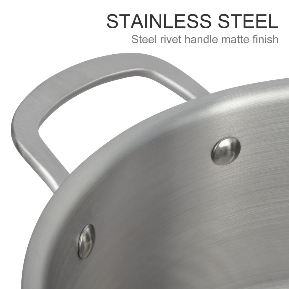 Buy Chef's Delight 8-Piece Hammer Tri-ply Cookware Set Online | Danube ...