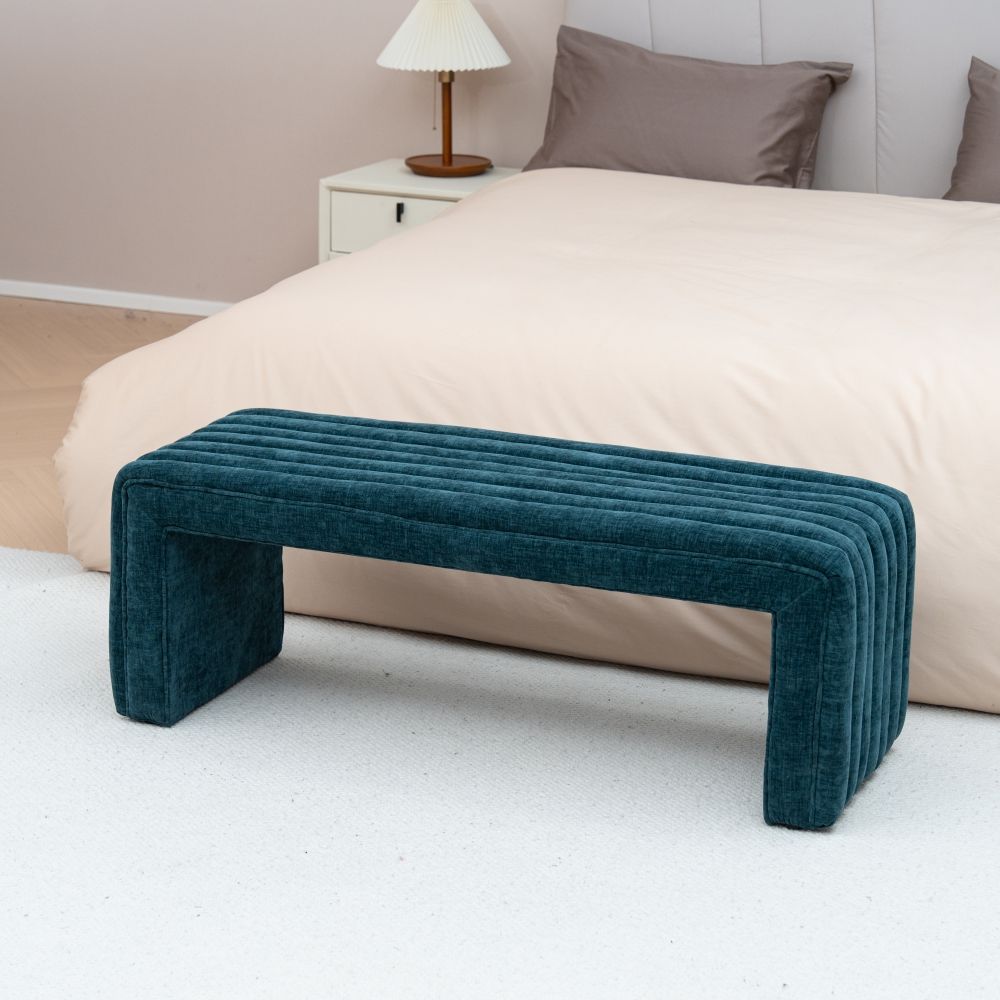Buy Lizza Bench- Teal Blue Online | Danube Home UAE