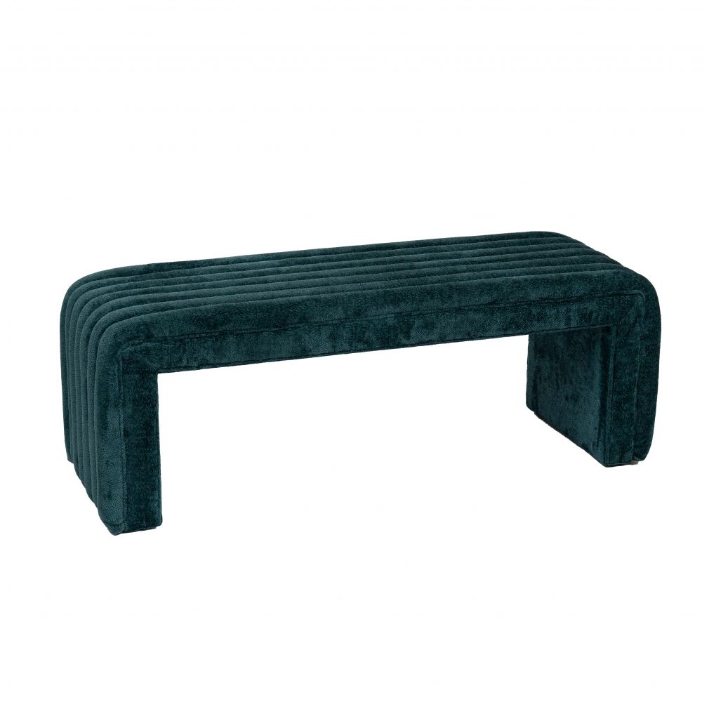Buy Lizza Bench- Shiny Teal Blue Online | Danube Home UAE