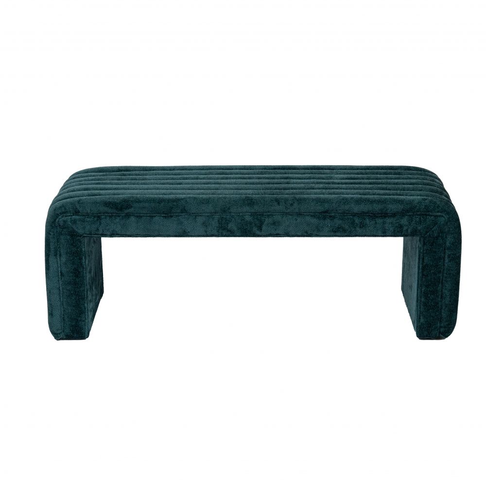 Buy Lizza Bench- Shiny Teal Blue Online | Danube Home UAE