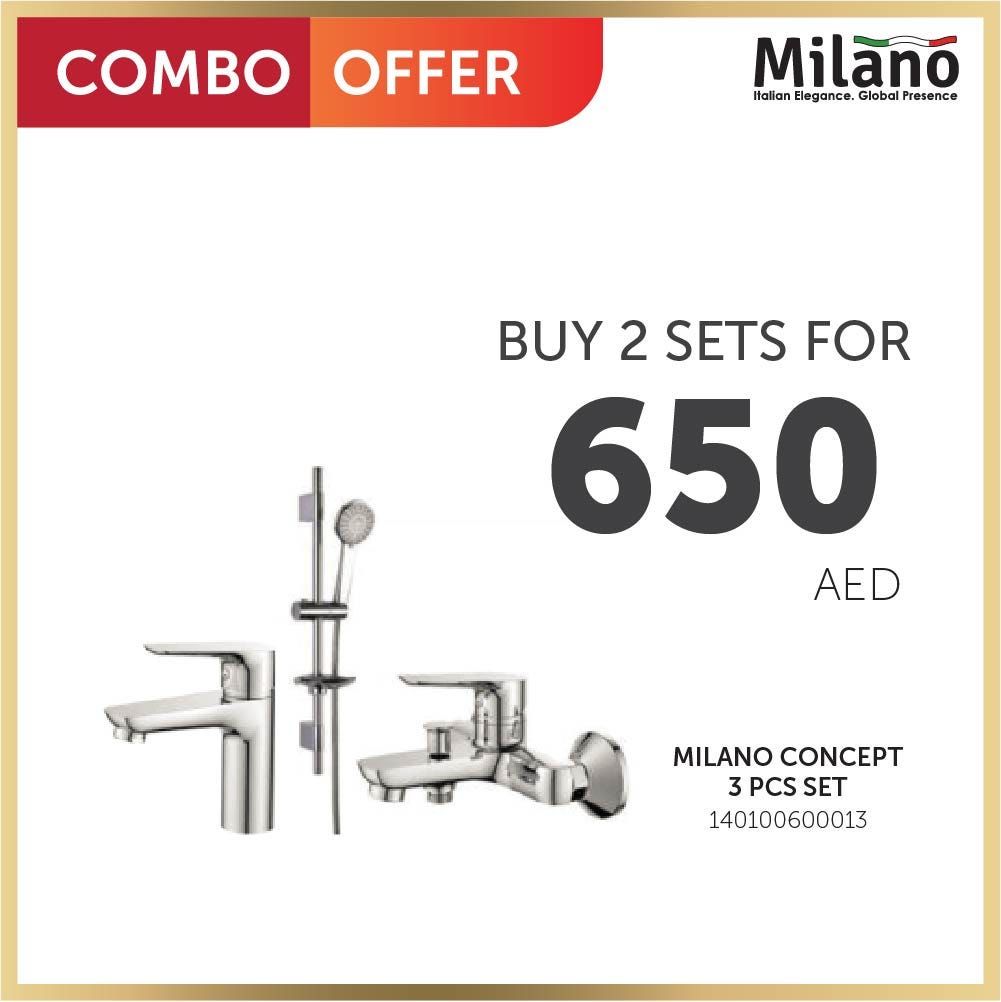 Buy Milano Concept 3 Pcs Set Combo Online | Danube Home UAE