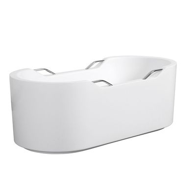 Shop Milano Plus Maud Freestanding Bath Tub 1700X750X580 Glossy White ...