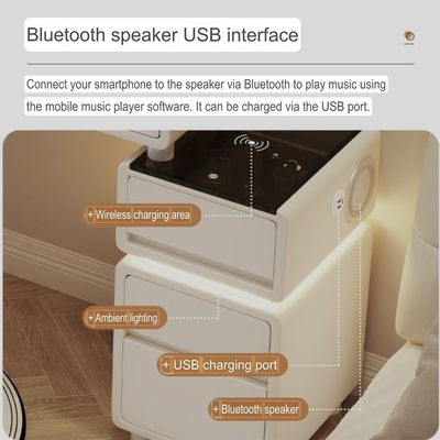 Buy Smart Dressing Table - Compact LED Vanity Table with Bluetooth ...