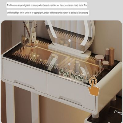 Buy Smart Dressing Table - Compact LED Vanity Table with Bluetooth ...