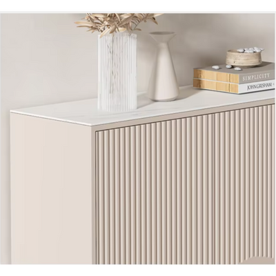 Buy AWD Modern Sideboard Cabinet with Elegant Wave Design - 3 Shelves ...