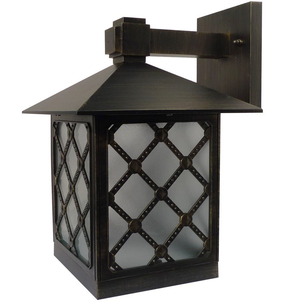 Buy Garden Light Dannie Wall Bracket Light 8801 - Blk/Gold Online ...