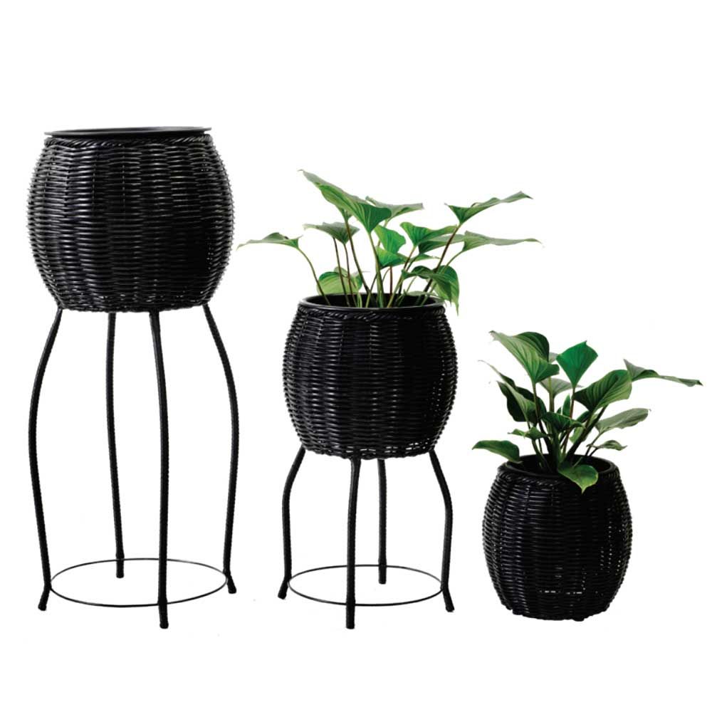 Buy Polyrattan Pot Set Online | Danube Home UAE