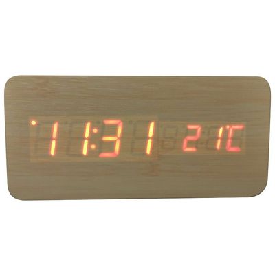 Stolpa Led Clock White 15x3.9x6.8cm