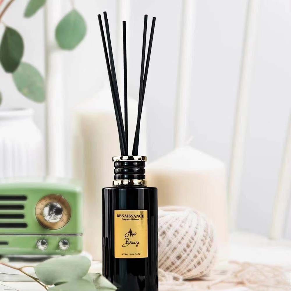 Buy Renaissance 300 ml Reed Diffuser,W/Black & Golden Lid Alps Breeze 7 ...