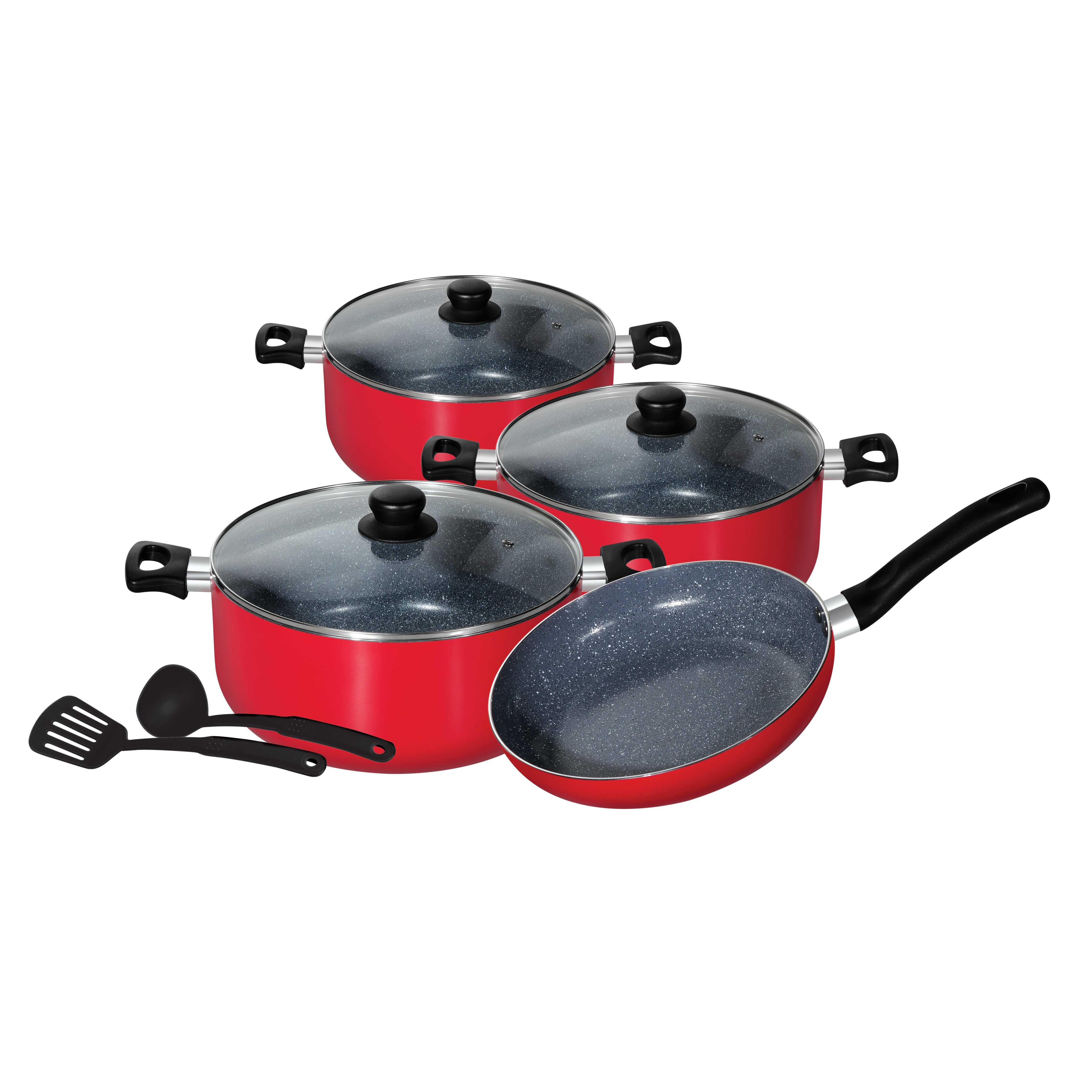 Buy Royalford 9Pcs Alumi Cookware Set Marblecoated1X2 - Rf9503 Online ...