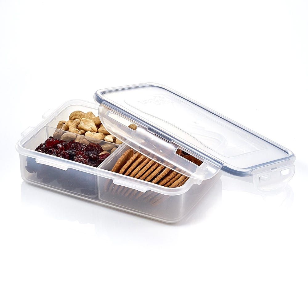 Buy Lock & Lock Food Container Rectangle With Divider 1.6L - Hpl824C ...