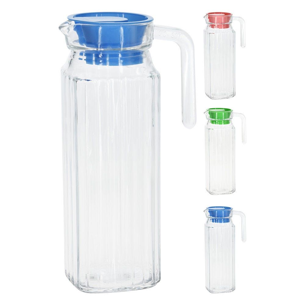 Buy Pitcher Glass 1 Liter - Assorted - YE7300900 Online | Danube Home UAE