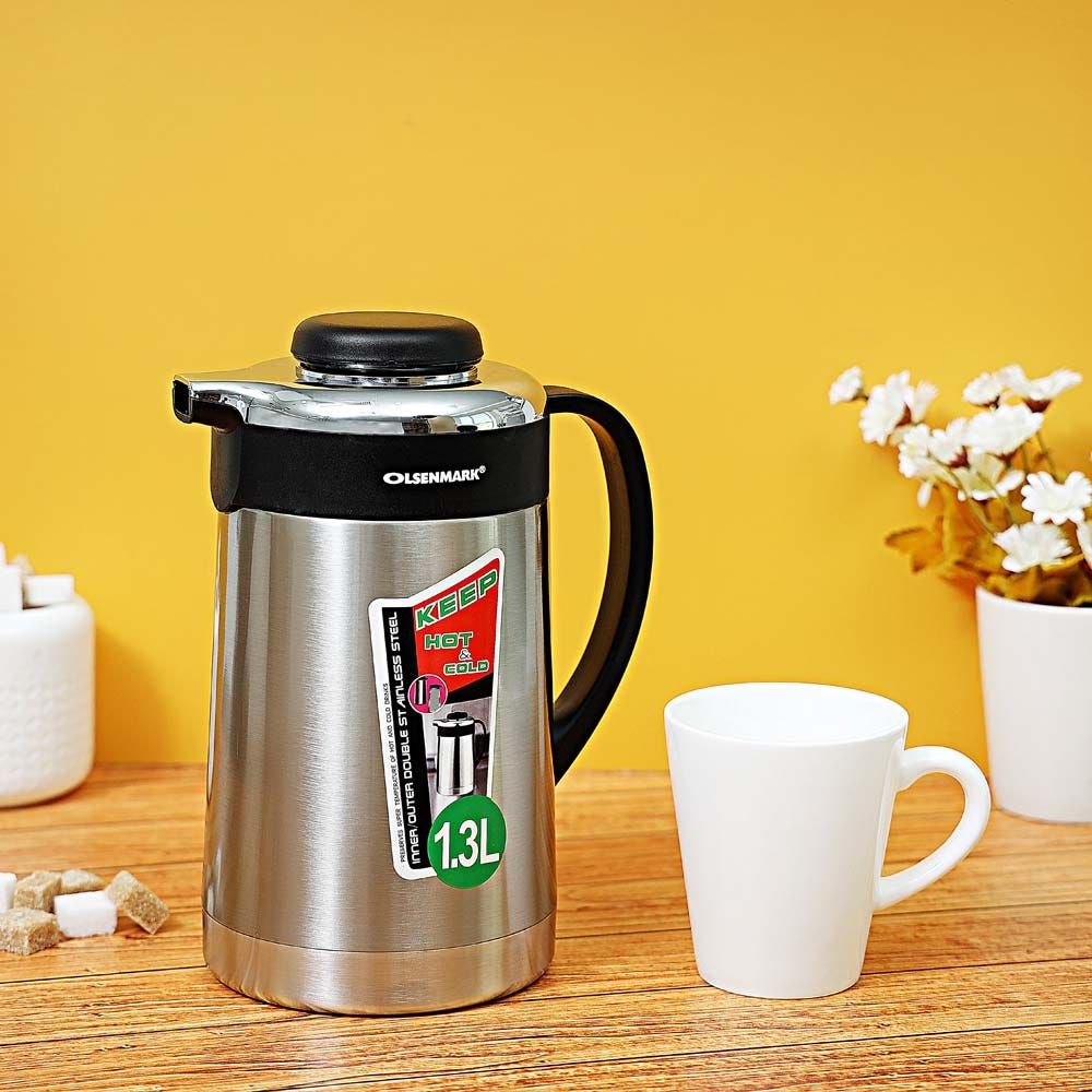 Buy Olsenmark 1.3L Stainless Steel Vacuum Flask -OMVF2015 Online ...
