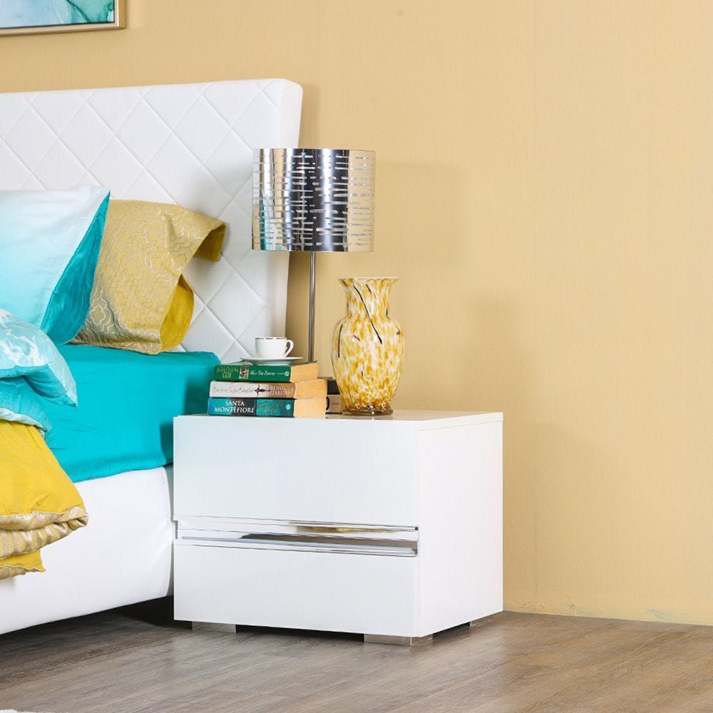 Buy Jodi Night Stand - White Online | Danube Home UAE