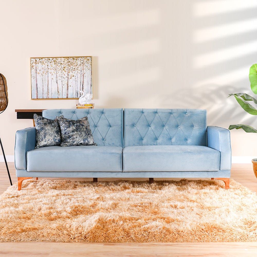 Buy Linea 3-Seater Fabric Sofa Online | Danube Home UAE