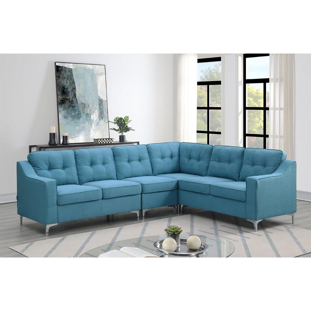 Buy Tamara Fabric Sectional Corner Sofa Online | Danube Home UAE