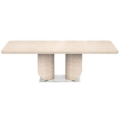 Buy Delphine 1+8 Dining Set - Lacquers Light Maple/Bei Online | Danube ...