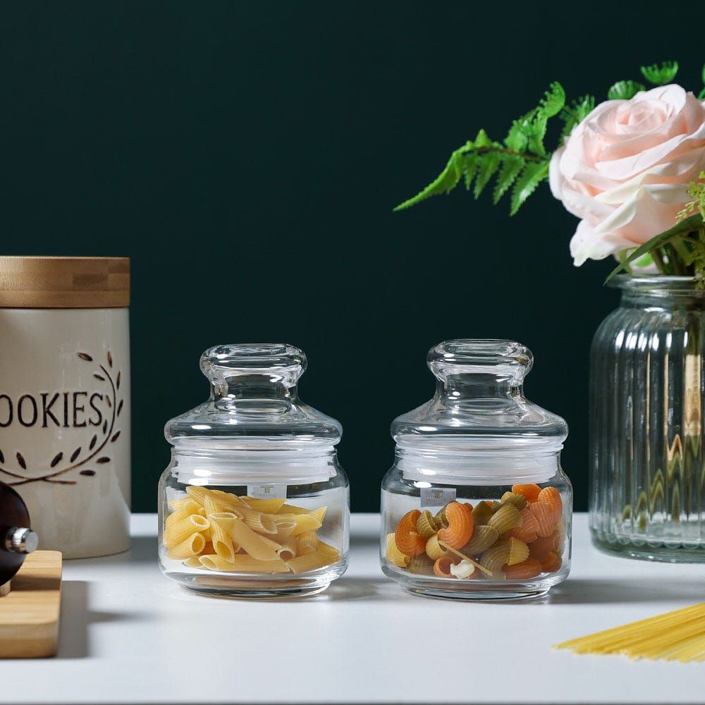 Buy Ocean S/2 Pop Jar Glass Lid 325 Ml - B0251102 Online | Danube Home UAE