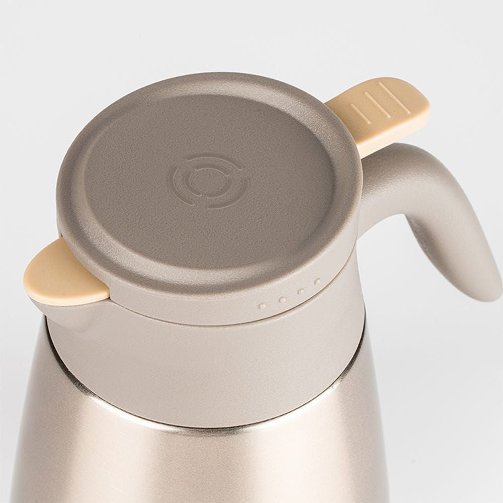 Buy Haers Double Wall Stainless Steel Flask Gold 800 Ml Online | Danube ...