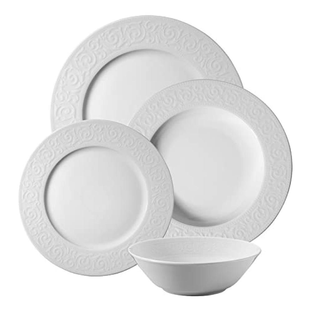 Buy Acelya 24 Pcs Dinner Set White - KP-ACL24Y200 Online | Danube Home UAE