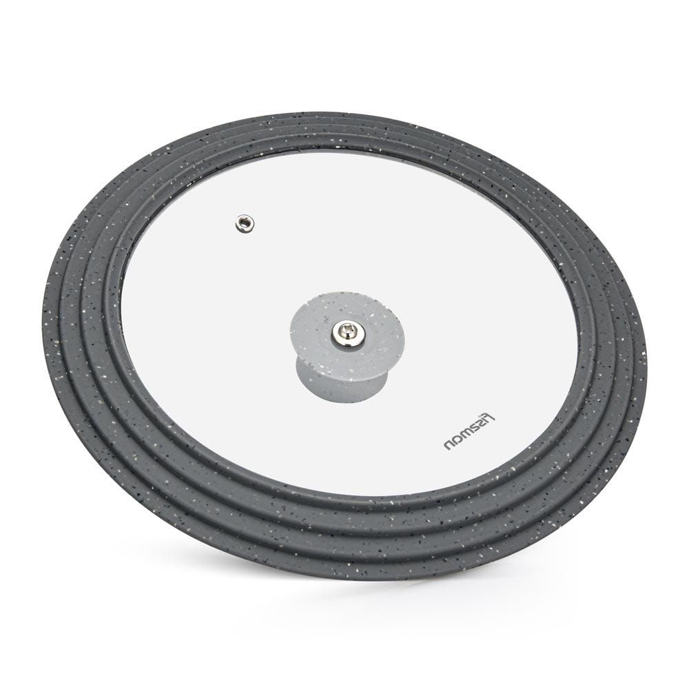 Buy Fissman Universal Stepped Lid Triplex 24/26/28 Cm With Dark Grey ...