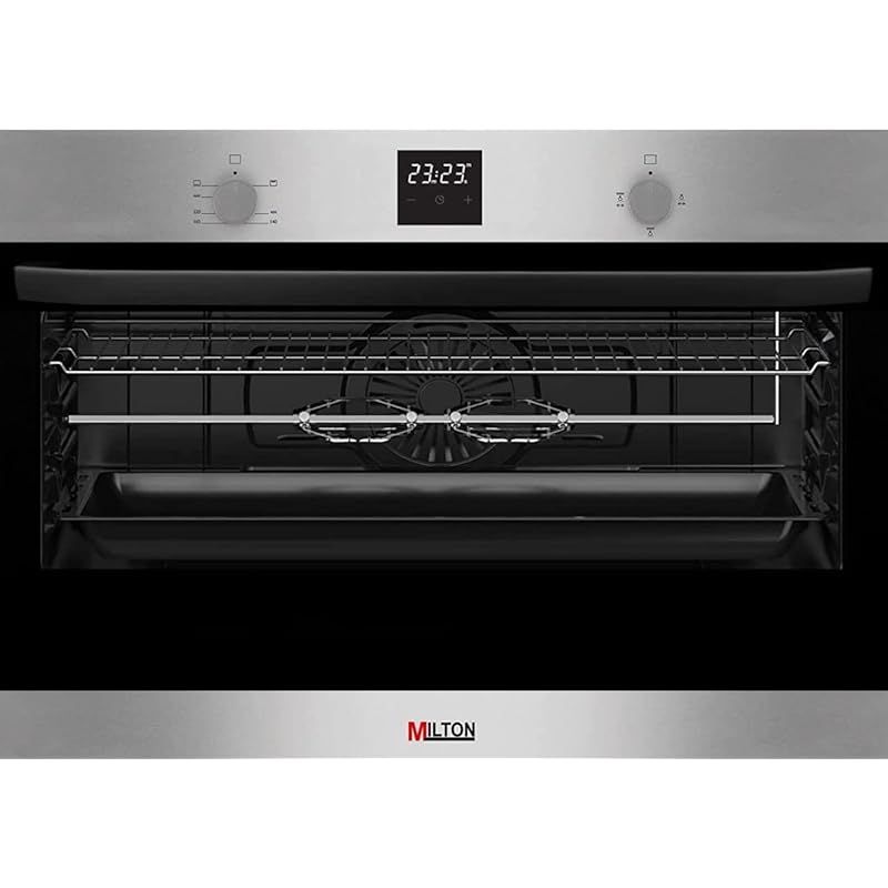 Milton Built-in Gas Oven Stainless Steel Digital Control Panel Double ...