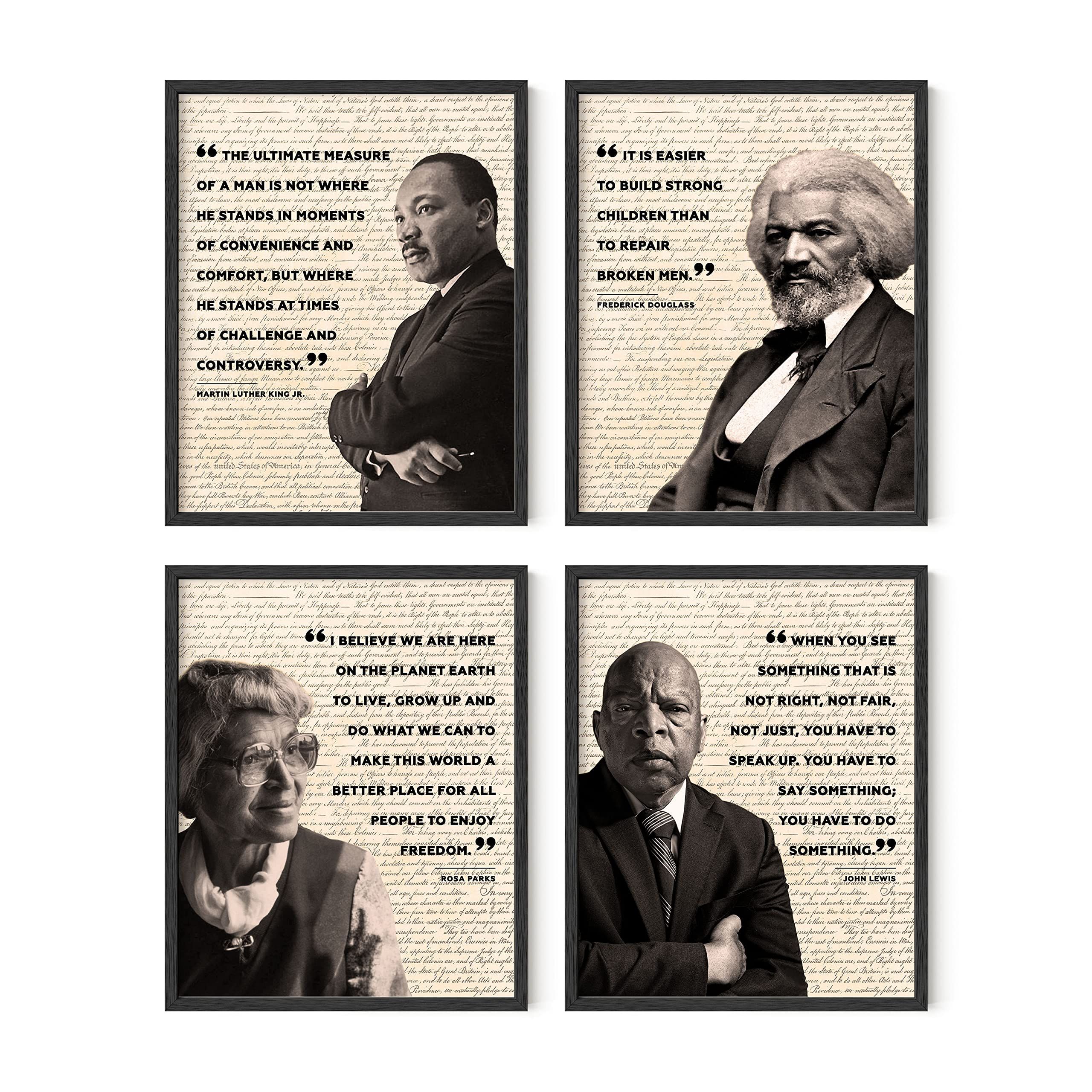 Buy ALAYRA African American Art Black History Posters for Classroom ...