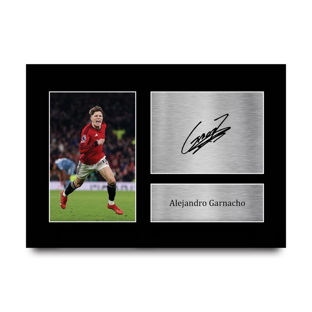 Buy ALAYRA A4 Alejandro Garnacho Gifts Printed Signed Autograph Picture ...