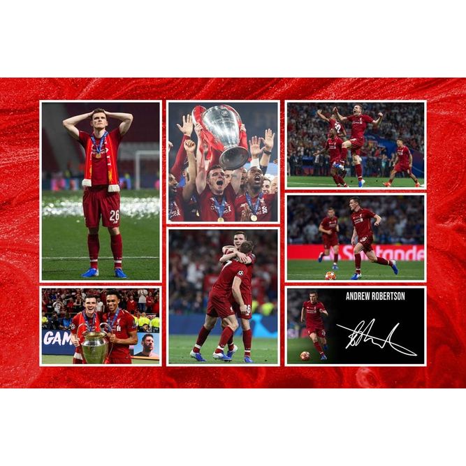 Buy ALAYRA Andrew Robertson - Liverpool 2019 Champions League Signed ...