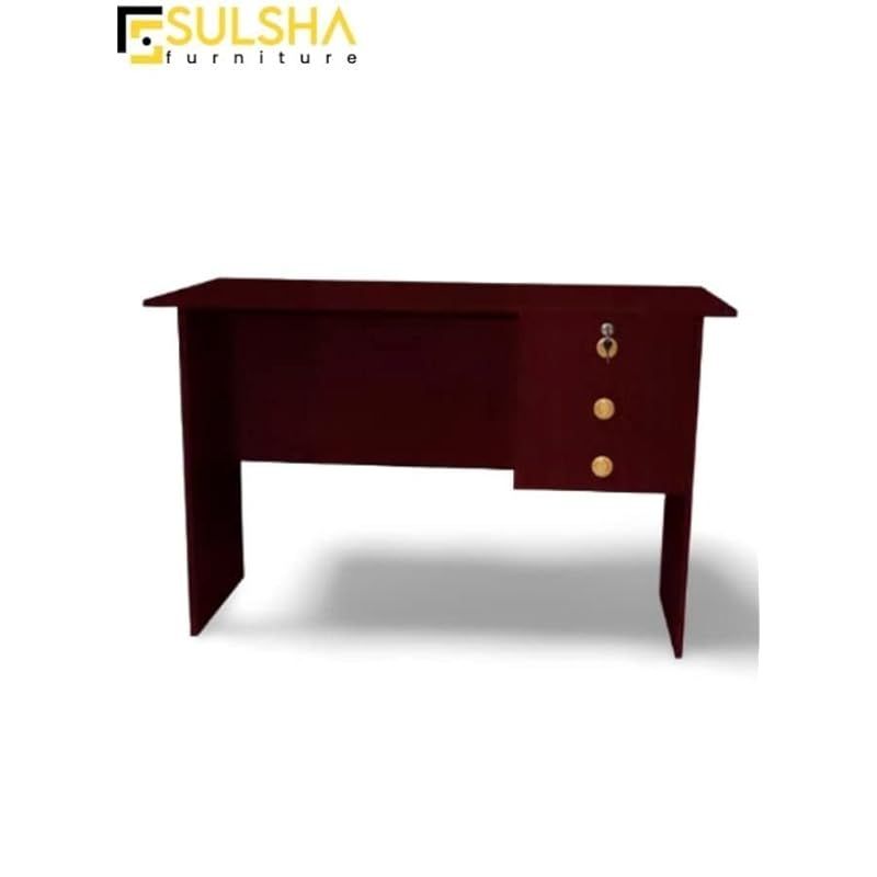 Buy Computer Table, Study Desk,Office Table, With Storage Drawer Beige ...