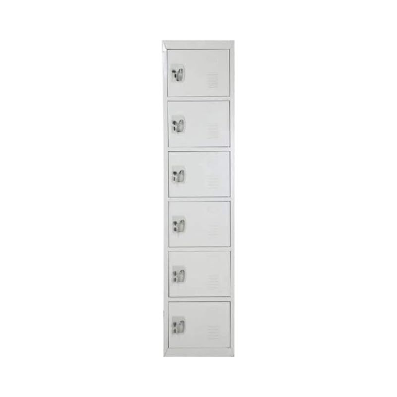 Buy Six Door Locker Cabinet Silver 183X40X45Cm Online | Danube Home UAE