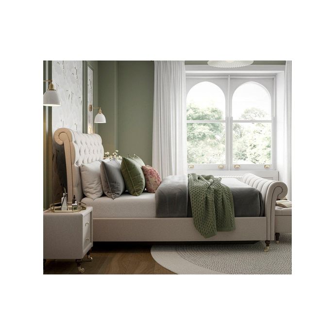 Buy Tranquil Twist Tufted Upholstered Queen Size ( 160 X 190 ) Off ...