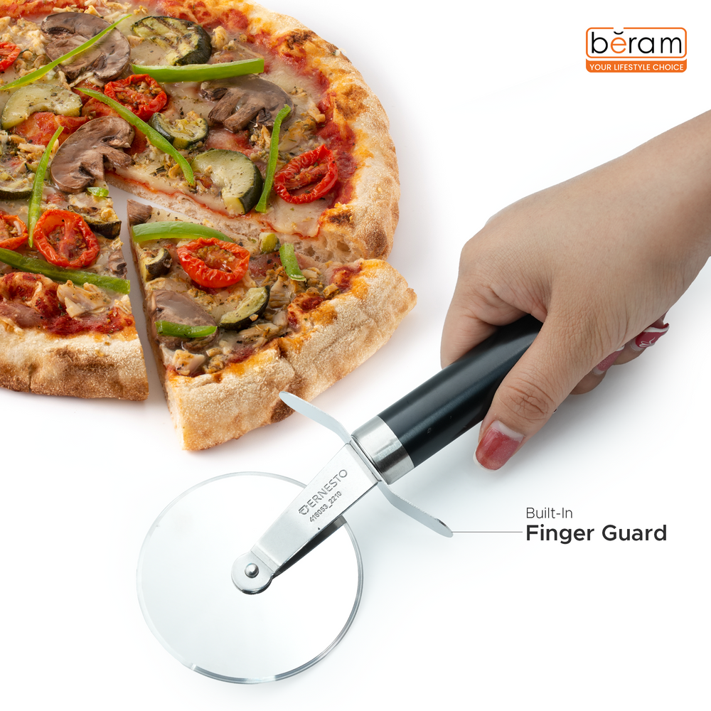 Buy Stainless Steel Pizza Cutter Wheel Durable & Sharp Blade with ...