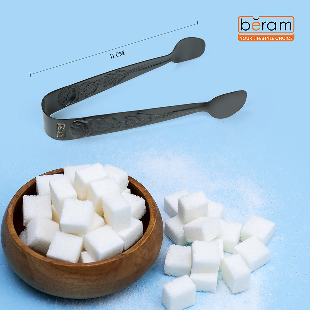 Buy Beram Sugar Tong – Stainless Steel Mini Tongs for Sugar Cubes, Ice ...