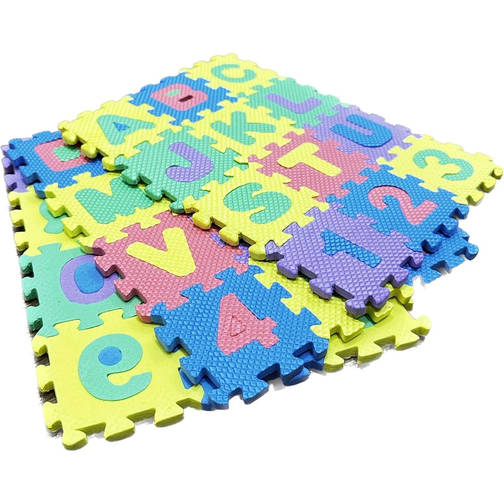 اشترِ 36 PCs Foam Puzzle Mats Alphanumeric (ABC, 123) Toys For Baby ...