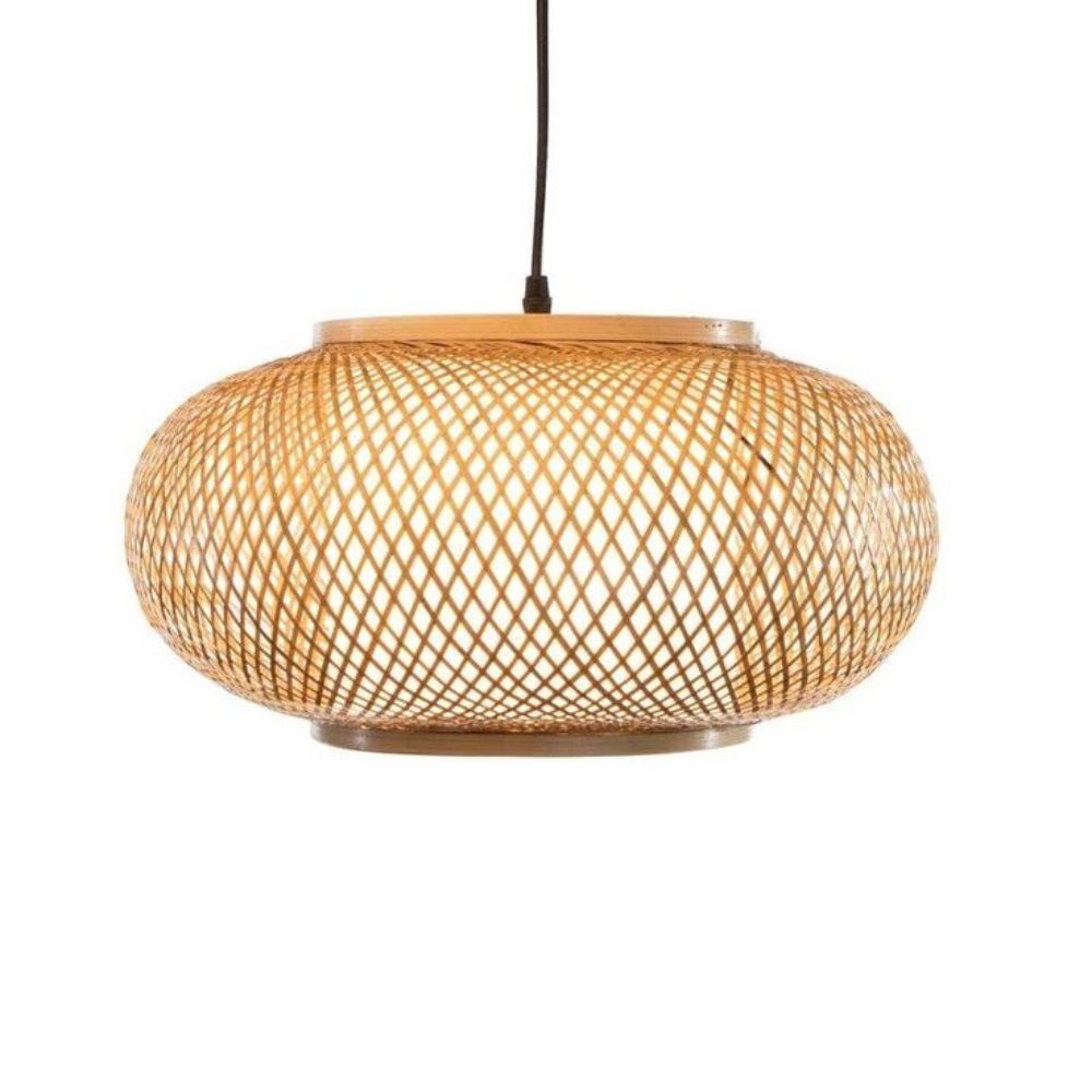 Buy Blush Natural Rattan Lamp Shade Size 21cm*40cm with 3 Mtr Wire ...