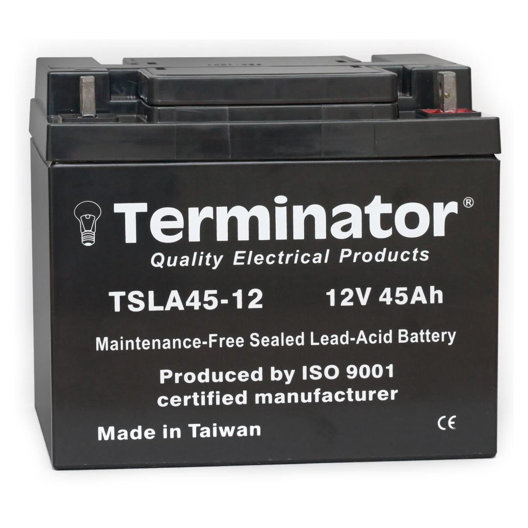 Buy Terminator SLA Battery 12V-45Ah (Taiwan) Online | Danube Home UAE