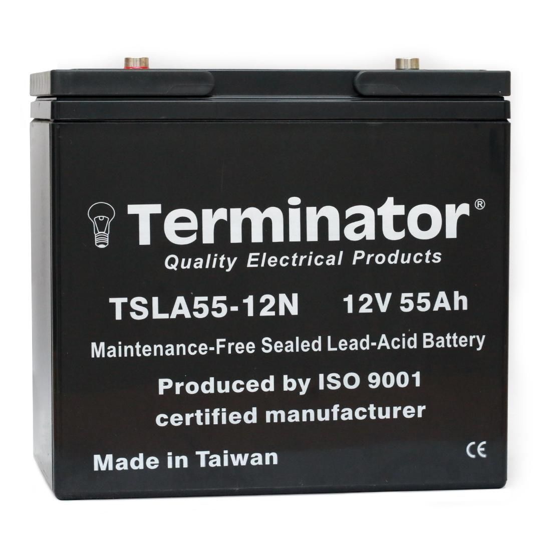 Buy Terminator SLA Battery 12V-55Ah (Taiwan) Online | Danube Home UAE