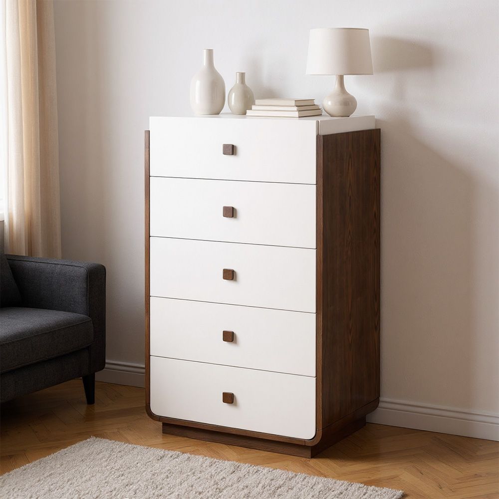 Buy Oboro 200X200 Upholstered Super King Bedroom Set-Beige/Walnut ...