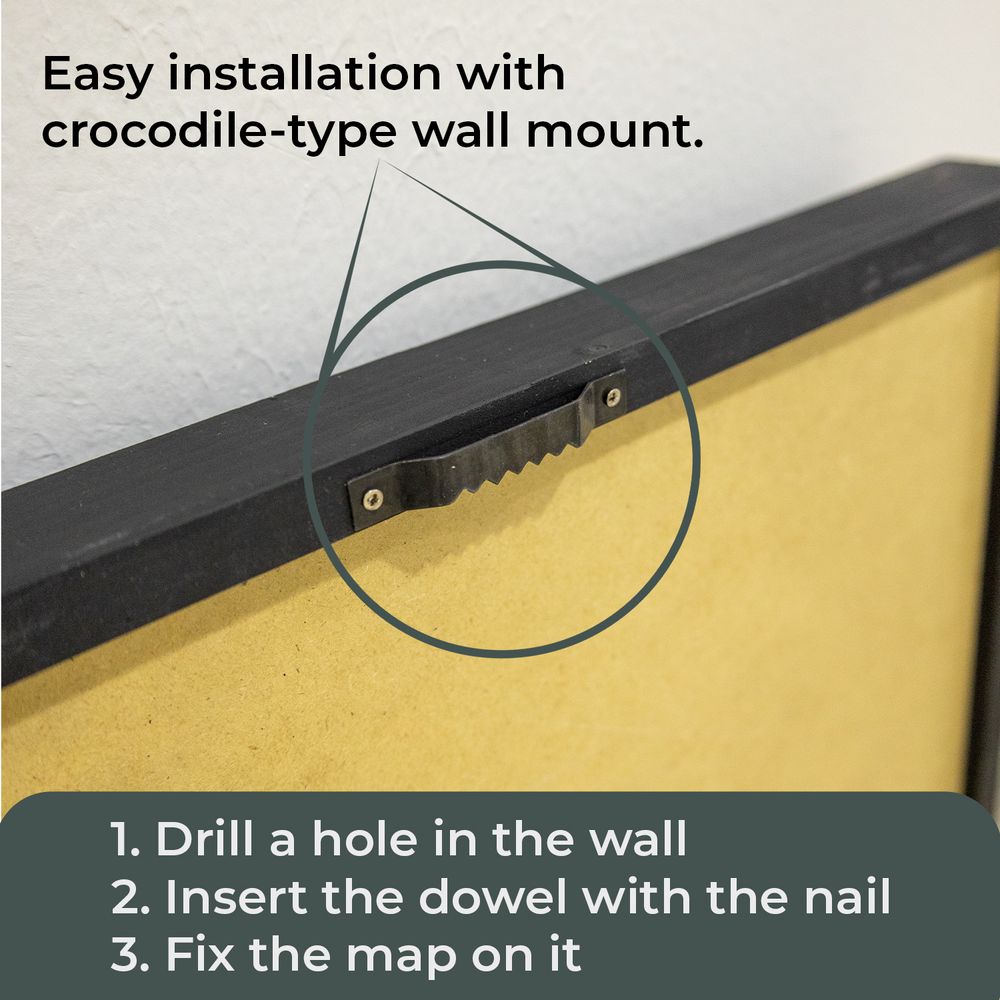 Buy 3D Wooden World Map Multicolor on White Panel - L (108 x 74cm ...