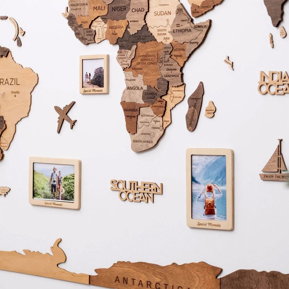 Buy Wooden Photo frames - Set 9pcs Online | Danube Home UAE