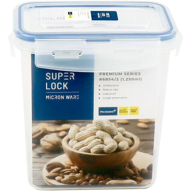 Buy Micronware Super Lock Rectangle Storage 1250Ml Online | Danube Home UAE
