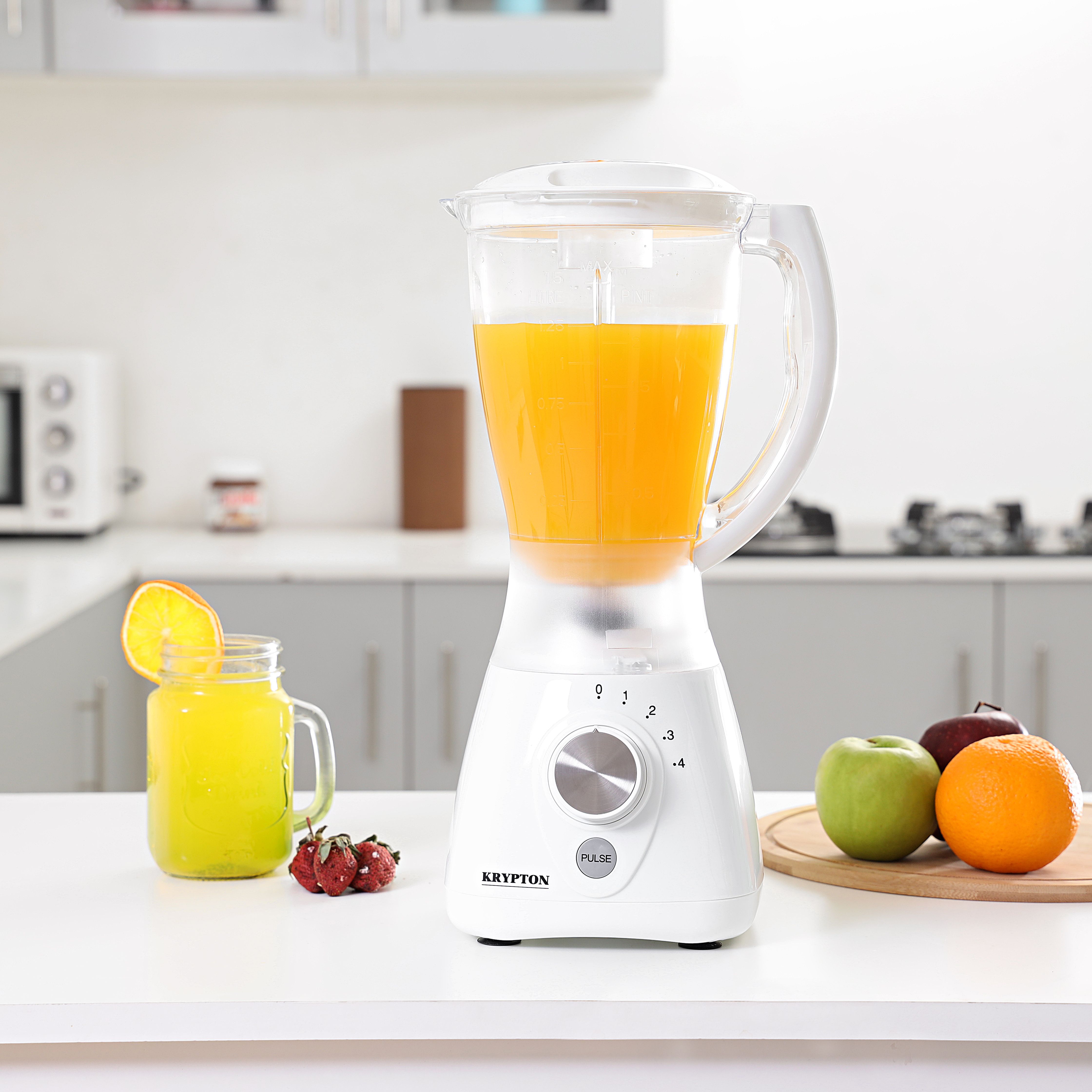 Buy Krypton KNB6103 550W Blender, 2 In 1 with 1.5L Jar - Portable ...