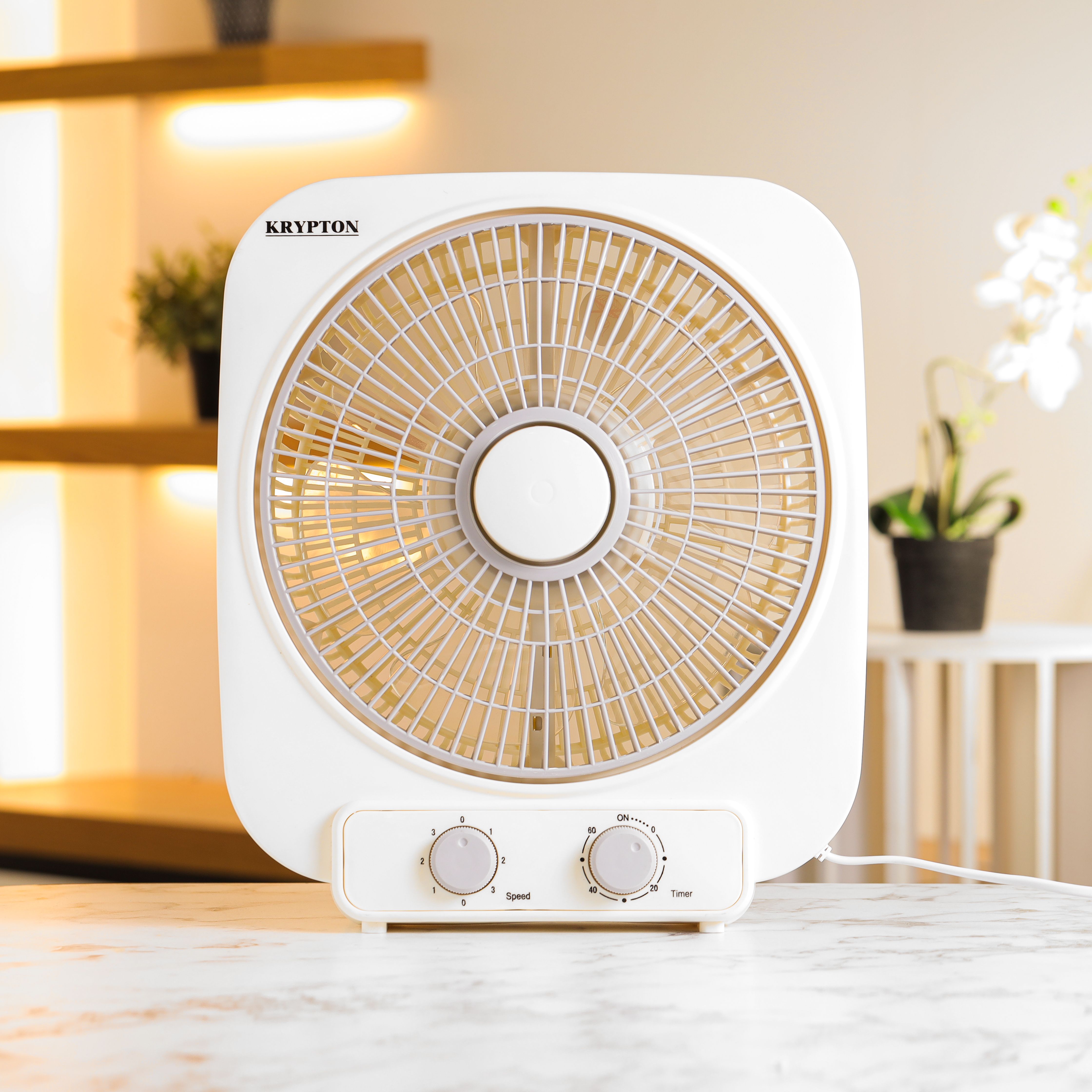 اشترِ Krypton 10" Box Fan- KNF6449/ High Performance with 3-Speed ...